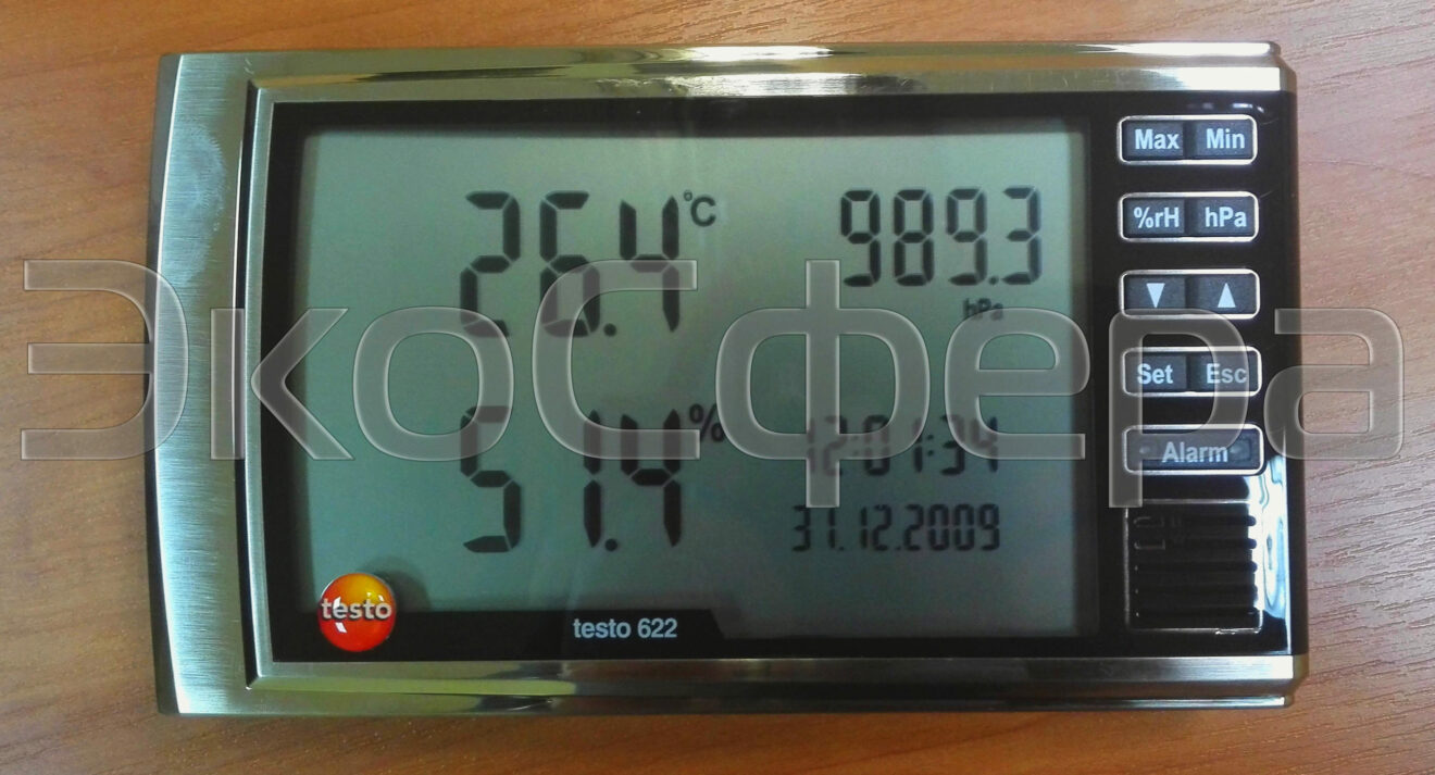 Купить Testo 622 | Термогигрометр, барометр с поверкой